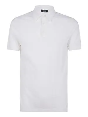 ZANONE Short Sleeves Polo Shirt - White