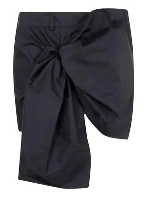 N.21 Mini Skirt With Bow - Black