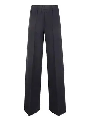 Liviana Conti Ethan Wide Jersey Trousers - Black