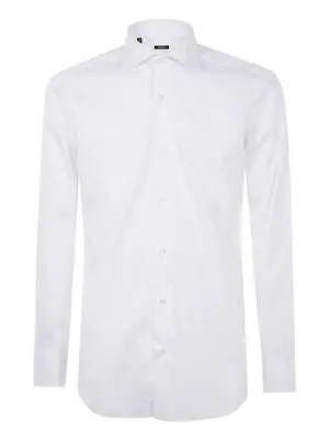 BARBA NAPOLI Carryover Popeline Shirt - White