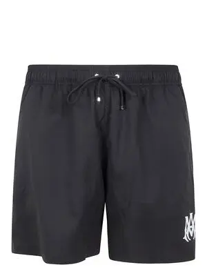 Amiri Logo Swim Trunks - Black