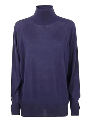 Liviana Conti Miranda Long Sleeve Sweater - Blue