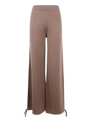Max Mara Knit Trousers - Brown