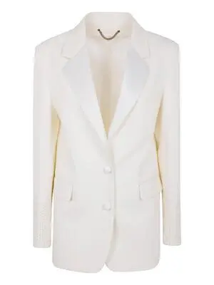 GOLDEN GOOSE Single Breasted Over Jacket - White