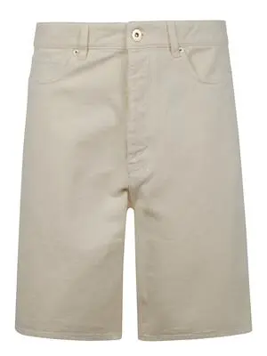 Drole De Monsieur Baggy Fit Shorts - White