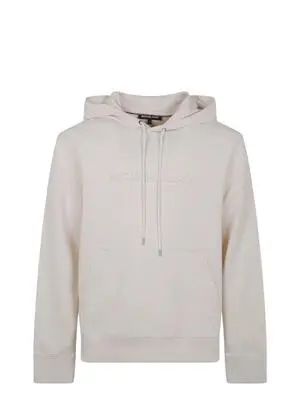 Michael Kors Embossed Logo Hoodie - Beige