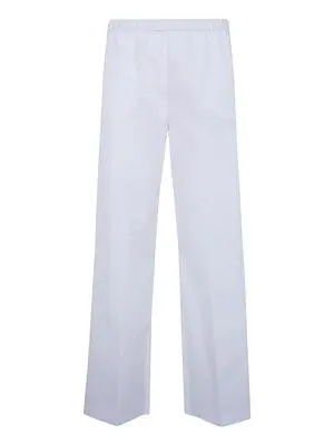 Aspesi Wide Leg Trousers - White