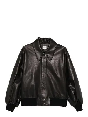 Khaite Leather Jacket - Black