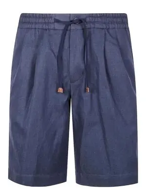 Incotex Regular Fit Bermuda - Blue