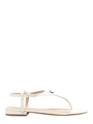 Ralph Lauren Everley 2" Flat Sandals - White