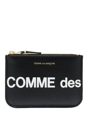 Comme Des Garçons Huge Logo Pouch - Black