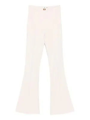 Elisabetta Franchi Wide-leg Trousers - White