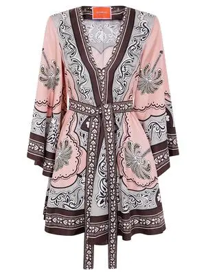 La DoubleJ Mini Magnifico Printed Dress - Pink