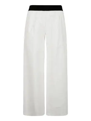 MARIA CALDERARA Tailored Trousers - White