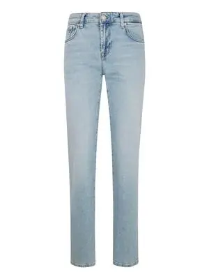 Seven For All Mankind Calie Straight Frozen Jeans - Blue