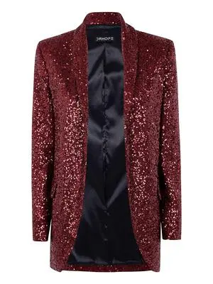 DRHOPE Sequin Jacket - Red