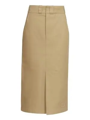 MAISON MARGIELA Pencil Midi Skirt - Brown