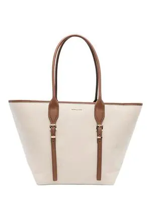 Michael Kors Large Buckle Tote Bag - Brown