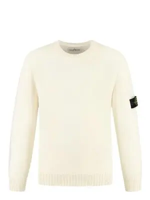 Stone Island Round Neck Pullover - White