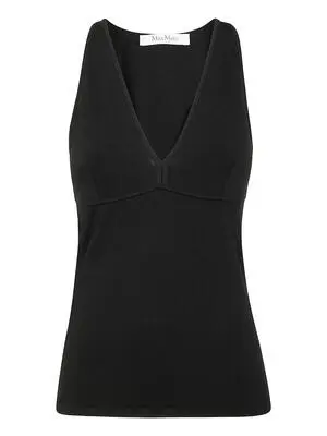 Max Mara Cotton Bra Tank - Black
