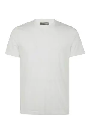 GIRELLI BRUNI Giza Round Neck Short Sleeves T-shirt - White
