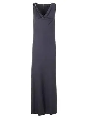 Ralph Lauren Elkanah Sleeveless Gown Dress - Black