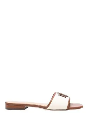 Ralph Lauren Everley Sld2 Slide Sandals - Brown