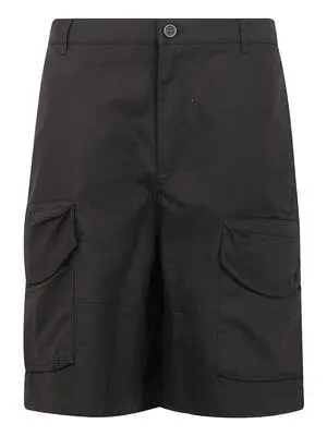 DAILY PAPER Cotton Cargo Shorts - Black