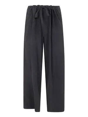 Y`S String Straight Trousers