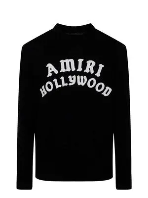 Amiri Hollywood Crewneck Sweatshirt - Black