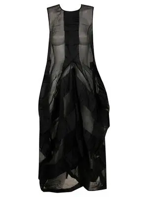UMA WANG Alani Midi Dress - Black