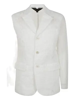 Comme Des Garçons Tailored Jacket - White