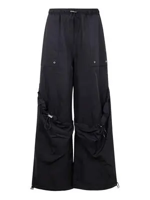 Attico Nylon Long Pant - Black