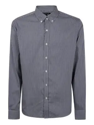 Michael Kors Long Sleeves Classic Shirt - Blue