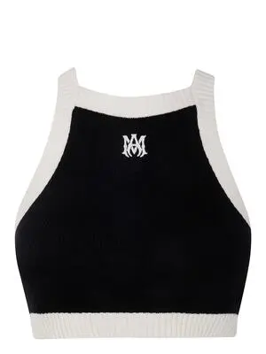 Amiri Cropped Tank - Black