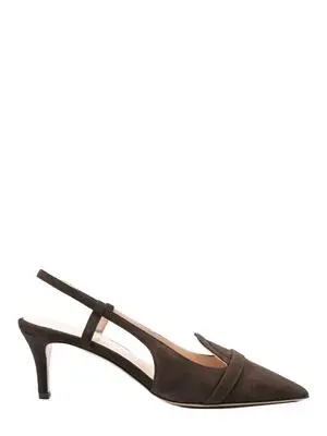 P.a.r.o.s.h Suedde Slingback - Brown