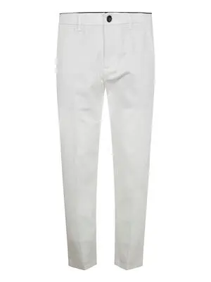 DEPARTMENT 5 Chino Prince Slim Crop - White