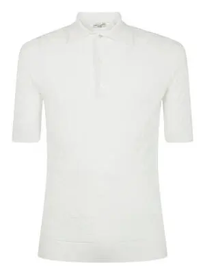 FILIPPO DE LAURENTIIS Short Sleeves Polo Shirt - White