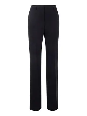 Max Mara Flared 'alabama' Trousers - Black