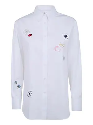 Paul Smith Embroidered Shirt - White