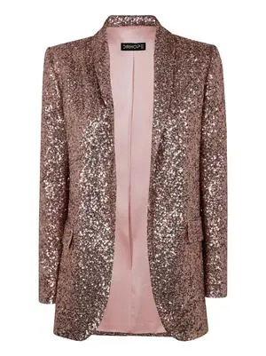 DRHOPE Long Shaw Jacket - Pink