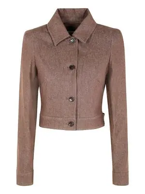 MAX MARA Carpa Cropped Denim Jacket