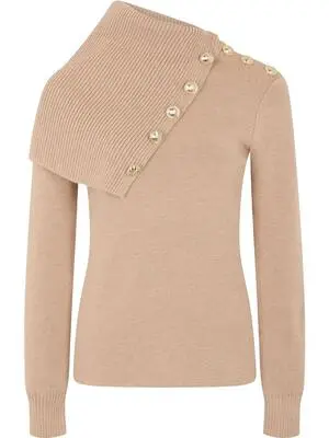 Rabanne Turtleneck Sweater - Beige