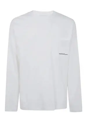 PEACEMAKER OAMC Lighter Long Sleeve Pocket Tee - White