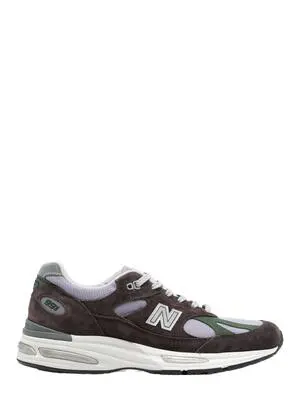NEW BALANCE Tier 1 Pigskin Synthetic Mesh Sneakers - Green