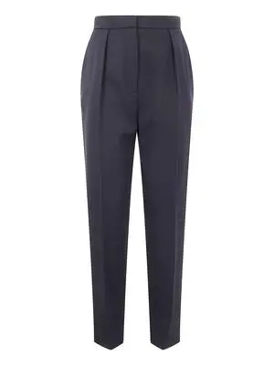 Balmain High-waist Tailored Pants - Black