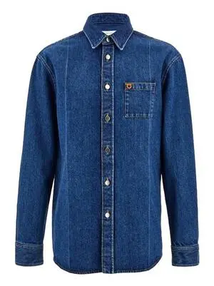 FERRAGAMO Denim Shirt - Blue
