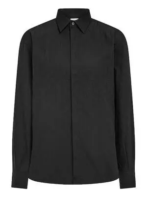 FERRAGAMO Monogram Sport Shirt - Black