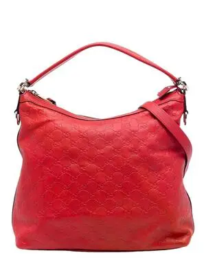 Gucci Small Sissima Gg Satchel - Red