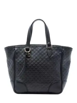 Gucci Small Microissima Bree Satchel - Black